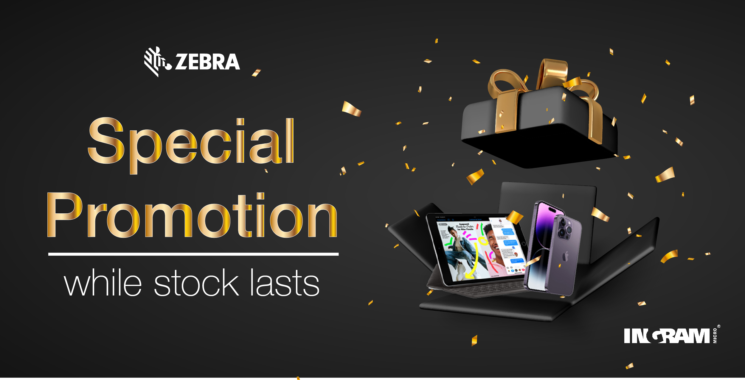 A Special promotion for 3 leading products from Zebra Technologies ...