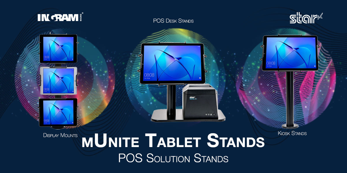 mUnite POS Solution Stands for tablets and printers from Star Micronics ...